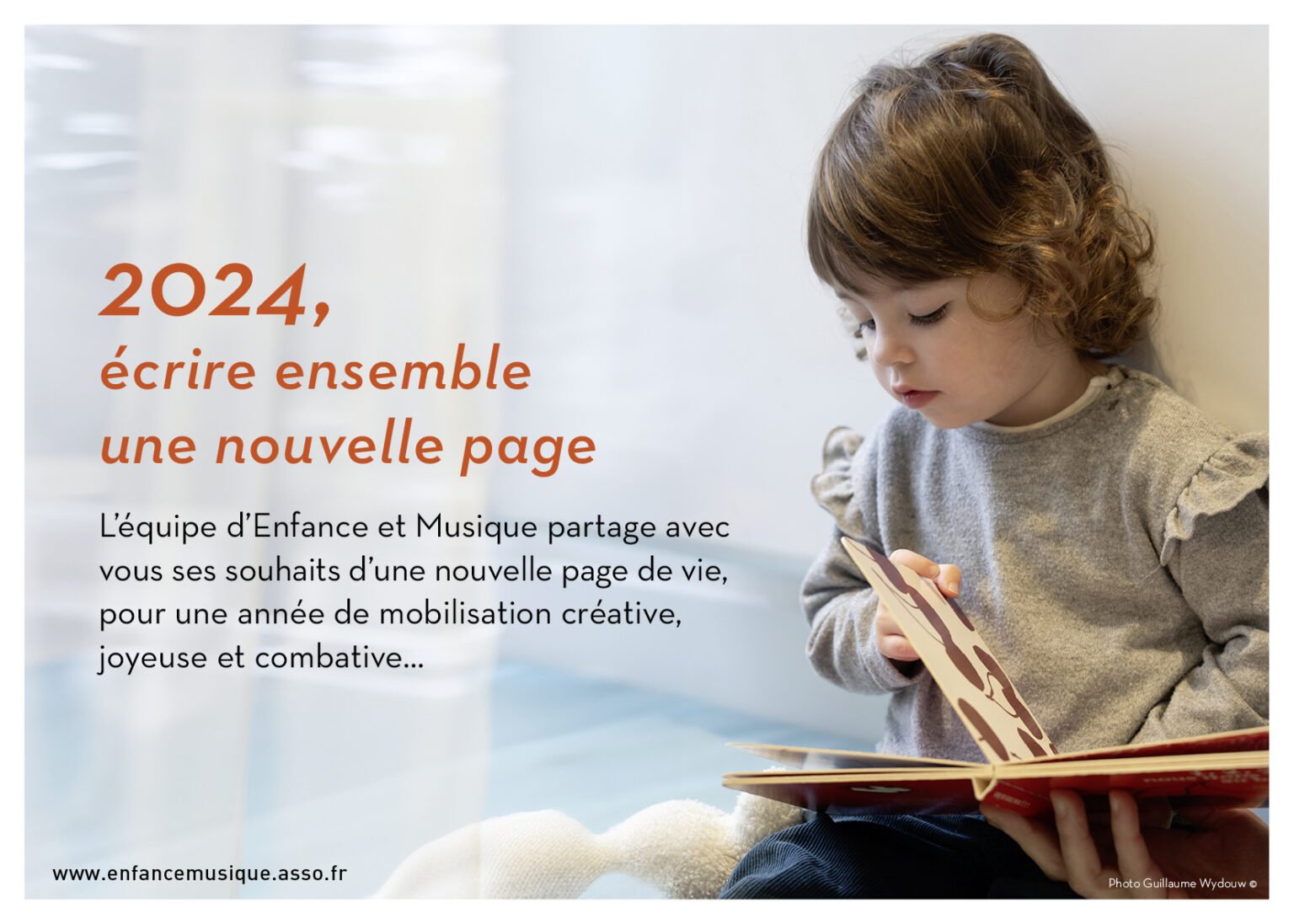 2024, écrire ensemble une nouvelle page - Enfance et Musique